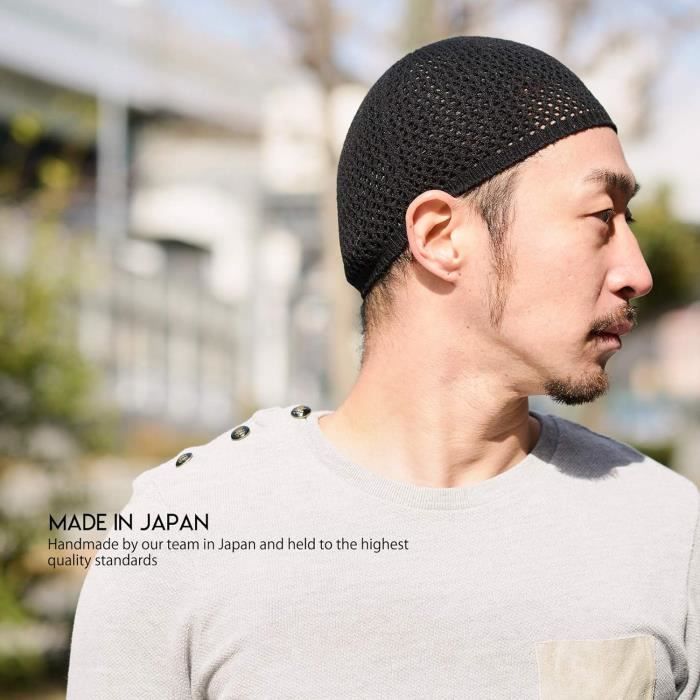 Chapeau Homme Kufi En Soie - Bonnet Chimio Femme Silk Bonnet Skull Cap ...