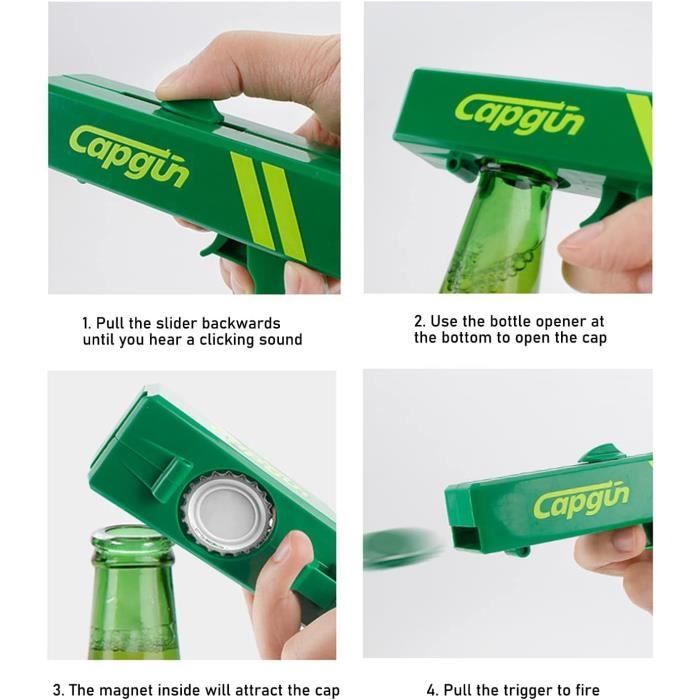 Décapsuleur De Bouteille De Bière, Cadeau Pour Homme, Pistolet Jouet ...
