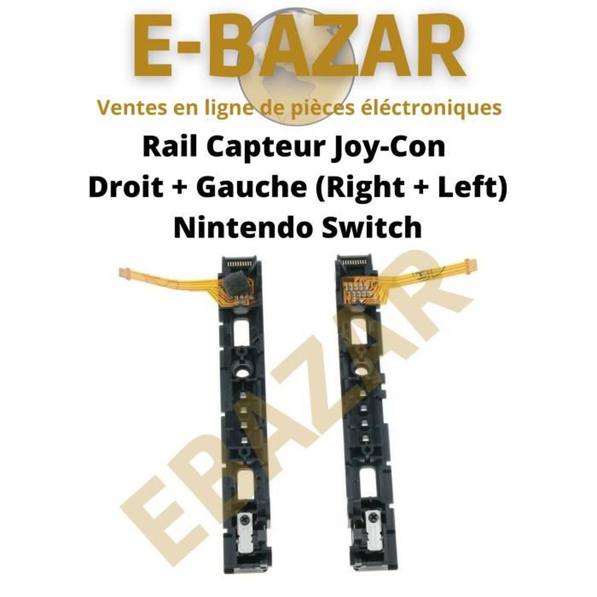 Rail Joy-Con pour Nintendo Switch - EBAZAR - Remplacement pour Joy Con ...