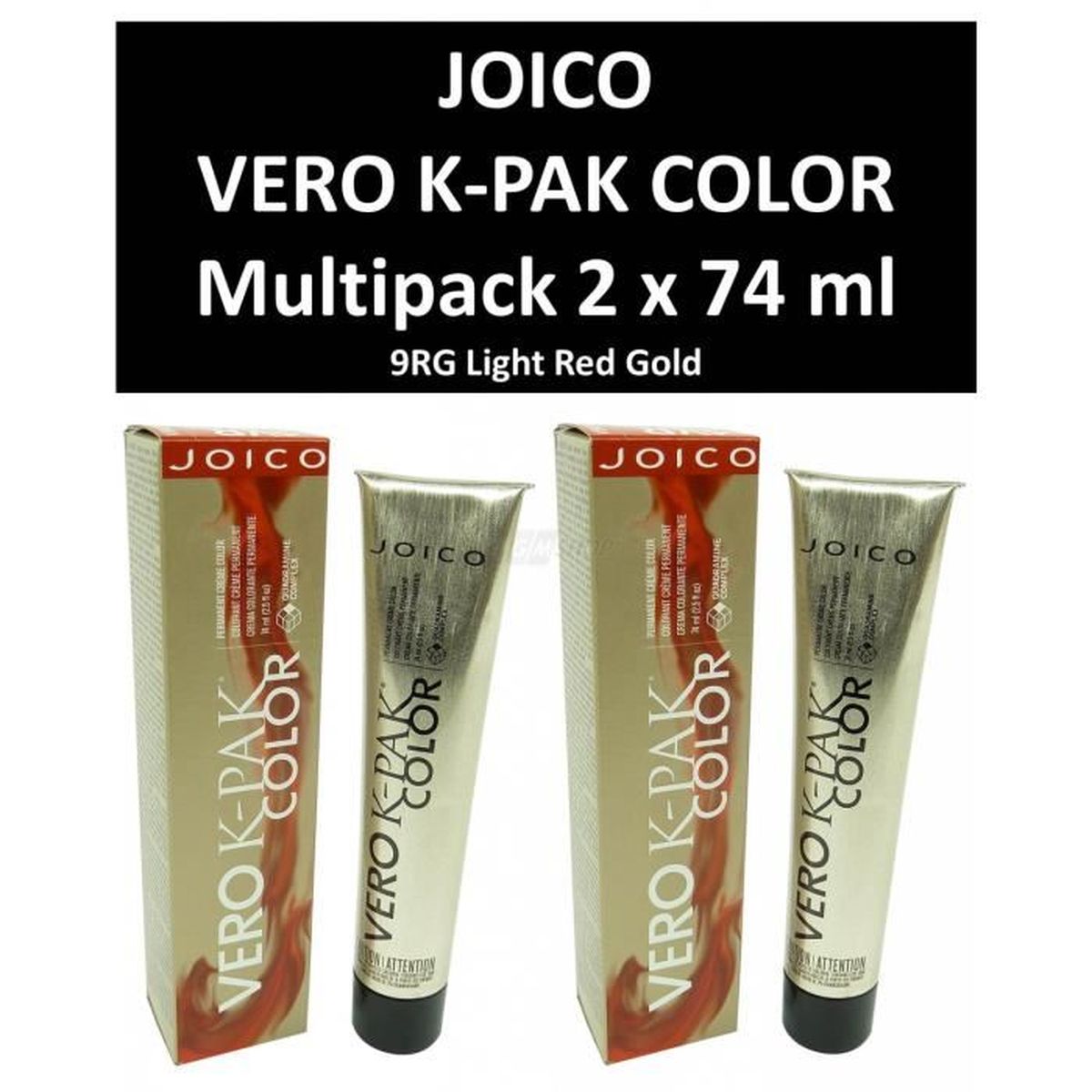 Joico Vero K-PAK Color 9RG Light Red Gold Couleur des cheveux ...