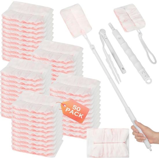 Kit de Recharge de 52 pièces pour Swiffer plumeau poussiere,pour ...