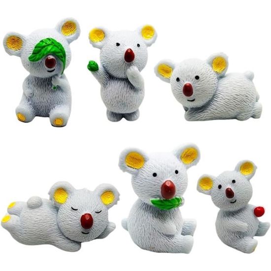 Koala Figurine, Koala Miniature Résine Figure Anniversaire Koala ...