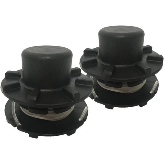 Greenworks Bobine à double fil pour tondeuses à gazon (fil de 2,00 mm de diamètre, 6 m de fil ...