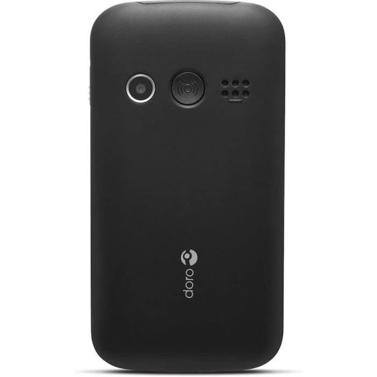 Téléphone Portable Doro 1380 - 2G - Dual SIM - Grand Écran 2.4 - Touche ...