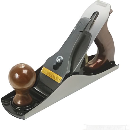 Rabot à main - SILVERLINE - n° 4 - Bois de rose - Laiton - Fer 50 mm ...