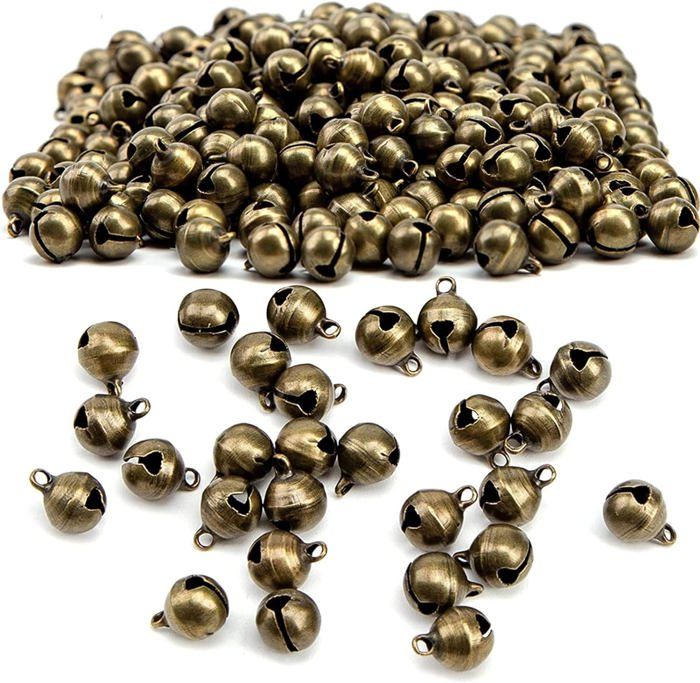 Bronze 200 Pièces Petites Clochettes, 6 mm Bronze Antique Bells ...