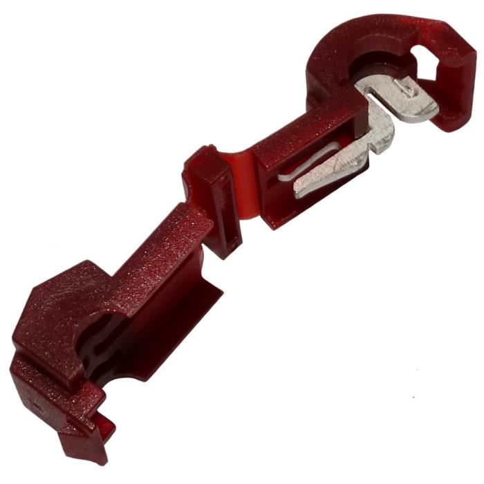 Aerzetix: 20x Cosse connecteur raccord électrique rapide 1mm2 isolée ...