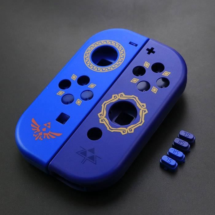 Bleu - Boîtier De Remplacement Pour Switch Ns Joy Con, 5 Couleurs ...