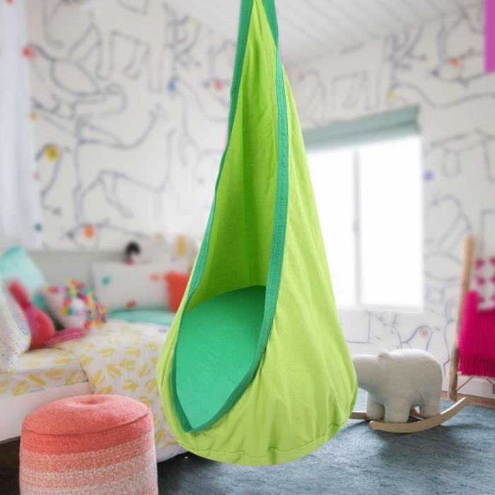 Balancelle Balançoire Enfants Siège Suspendu Arbre Bois Jeux Portique ...