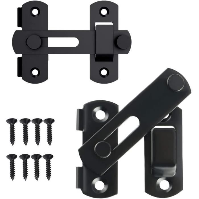 Lot De 2 Verrous De Porte En Acier Inoxydable - Petite Serrure ...