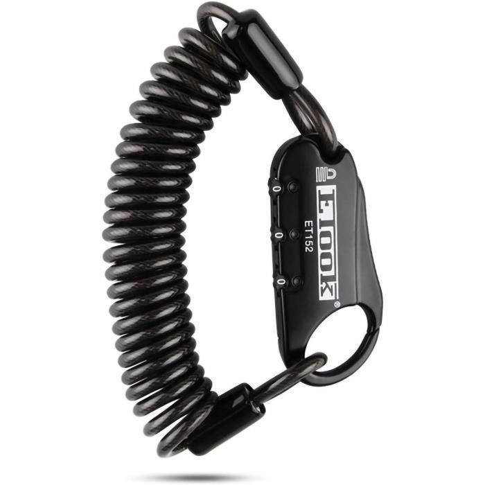 Cable Antivol Vélo Mini Antivol Pour Vélo Combinaison À 3 Chiffres 4× ...