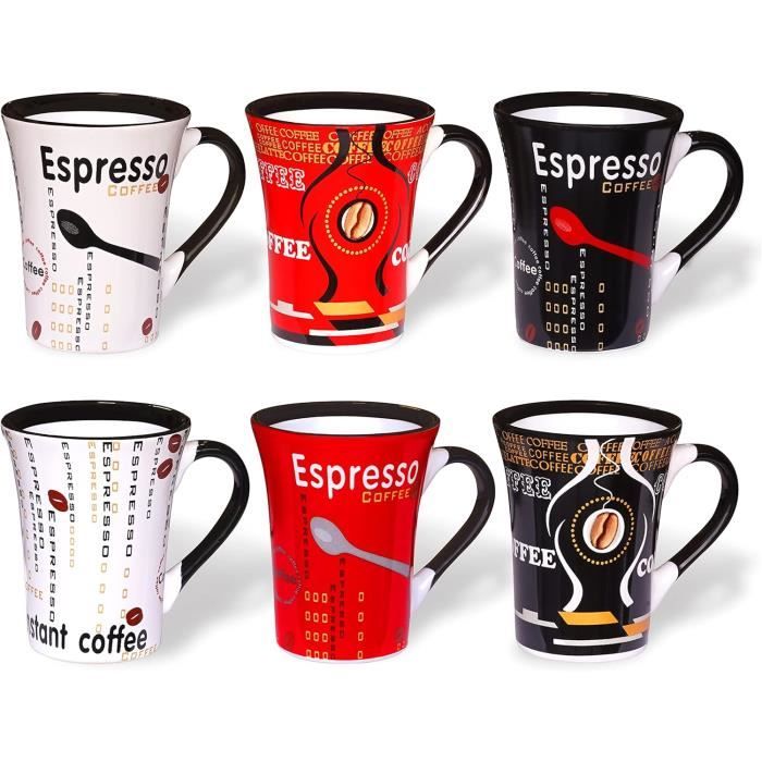 6 Tasse À Café De Porcelaine 125 Ml Tasse Expresso - Original - Service ...