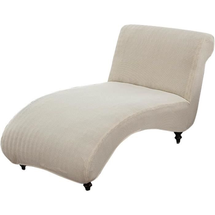 Housses de Chaise Longue pour Salon Housse de Chaise Longue Extensible ...