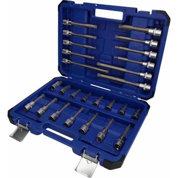 Coffret de douilles tournevis 1/2'' XZN®, 26 pièces - Brilliant Tools BT022026 - Cdiscount Bricolage