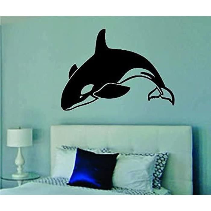 Orca Whale Large New Decal Sticker Wall Killer Whale Ocean Sea Fish ...