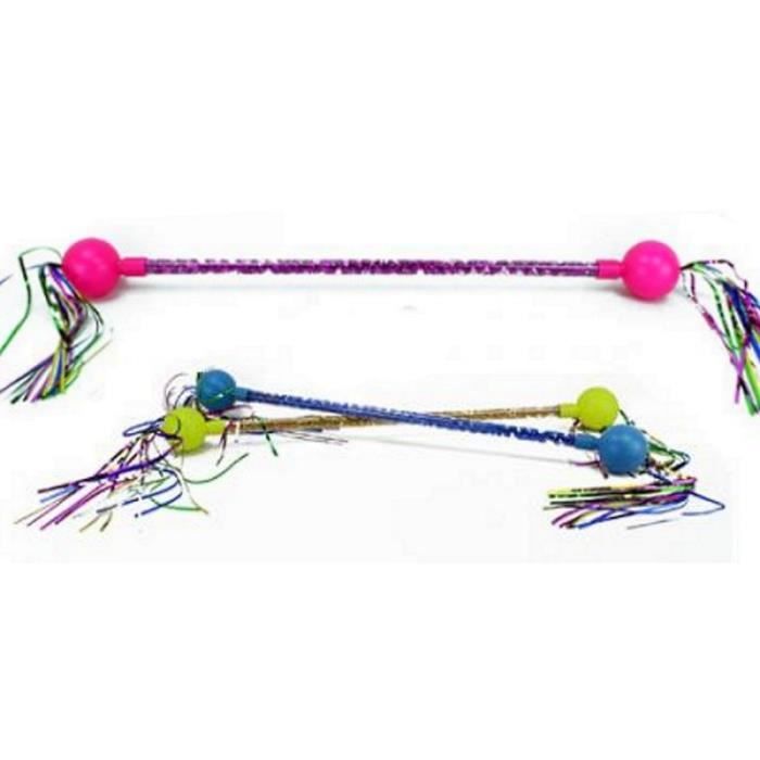 Baton de majorette paillette boule 55 cm jouet baguette - Cdiscount ...
