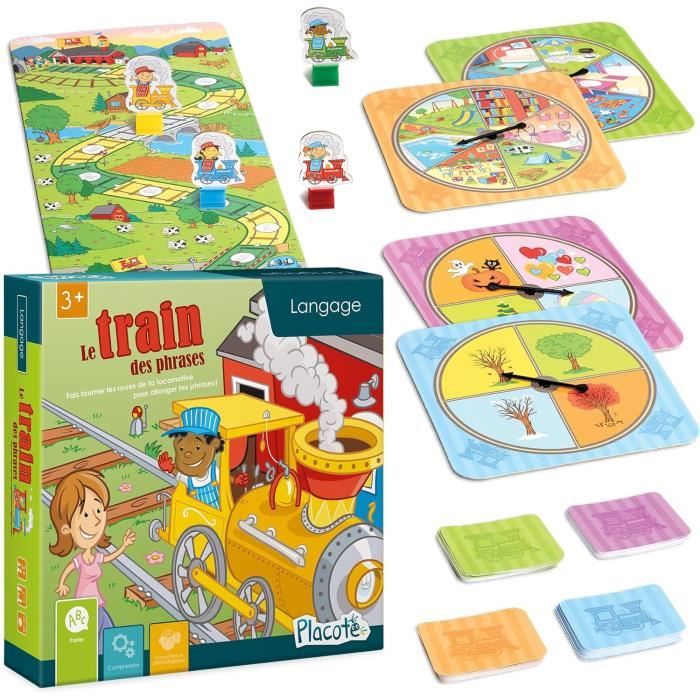 Le Train Des Phrases, Jeu Éducatif 3 Ans À 5 Ans - Pla5[n4030 ...