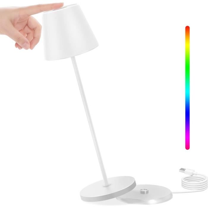 Lampe De Table Sans Fil Rechargeable Usb Led Lampe Table Exterieur ...