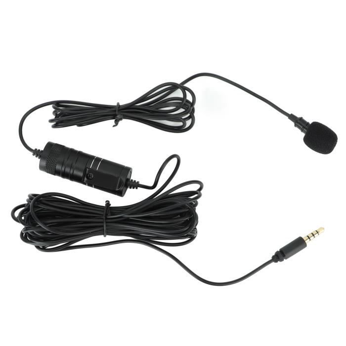 EJ.life Microphone à revers Microphone à condensateur électret ...