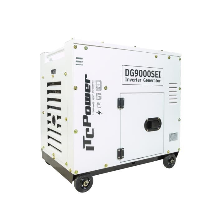 Groupe életrogène diesel Inverter ITC POWER 6500 watts DG9000SEi ...