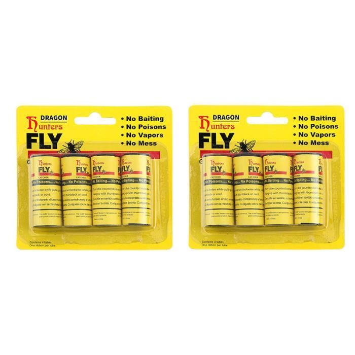 INF Attrape-mouches attrape-mouches rouleau de papier à mouches 8-pack - Cdiscount Au quotidien