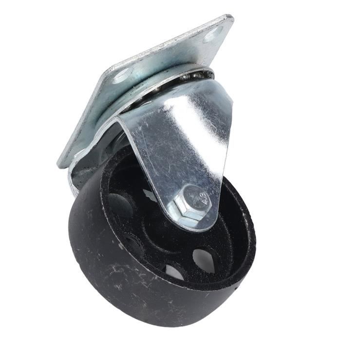 Roulette en fonte OMABETA - Roulette pivotante de 3 pouces - Double ...