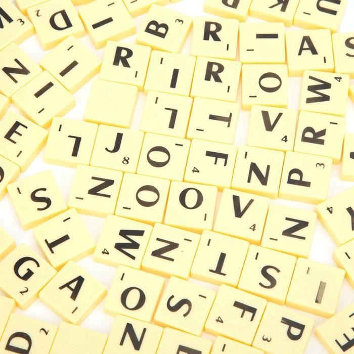 Jeu de lettres - PWSHYMI - Scrabble - Jouet éducatif - Non toxique ...