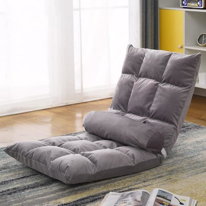 Canapé Pliable - QIILU - Tatami - Coton et Lin - Convertible - 5 ...
