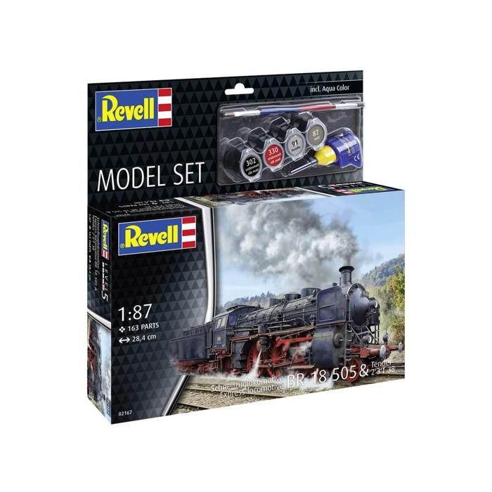 Maquette train : Model Set Express Loco BR 18 505 with Tender Maquette ...