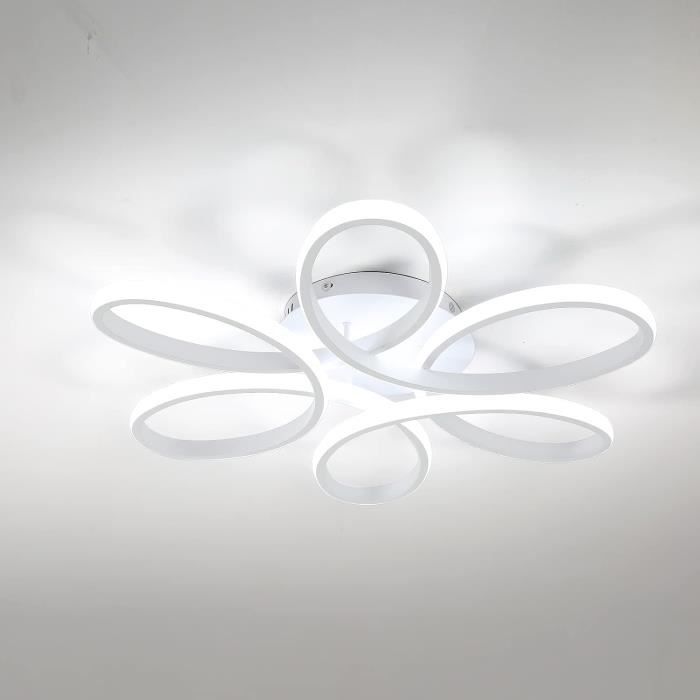 Plafonnier Led, 75W Aluminium Simple Luminaire Plafonnier, Blanche ...