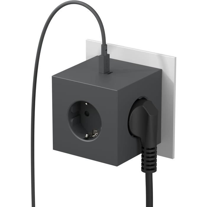 Square 2 Multiprise Murale Usb-C - Design Minimaliste Et Iconique ...