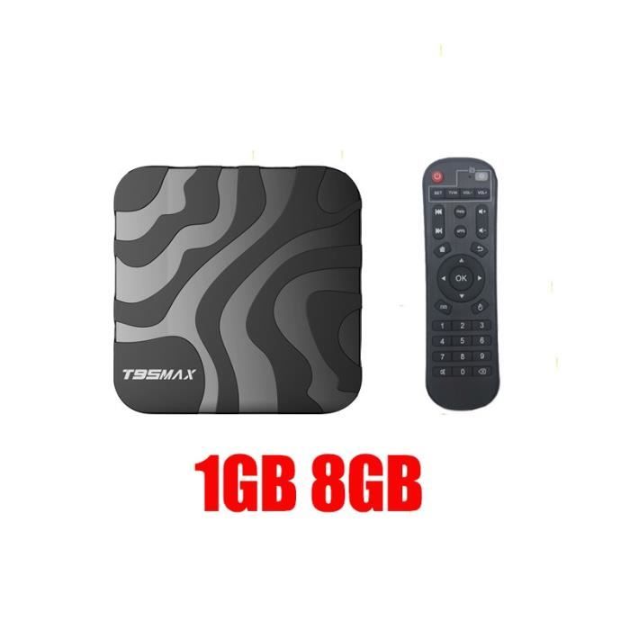 1gb 8gb Boîtier Smart TV T95MAX Android 12 Allwinner H618 Récepteur TV ...