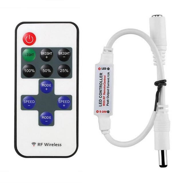 APPAREIL DE COMMANDE LED,11 Keys DC--Contrôleur de Led monochrome avec ...