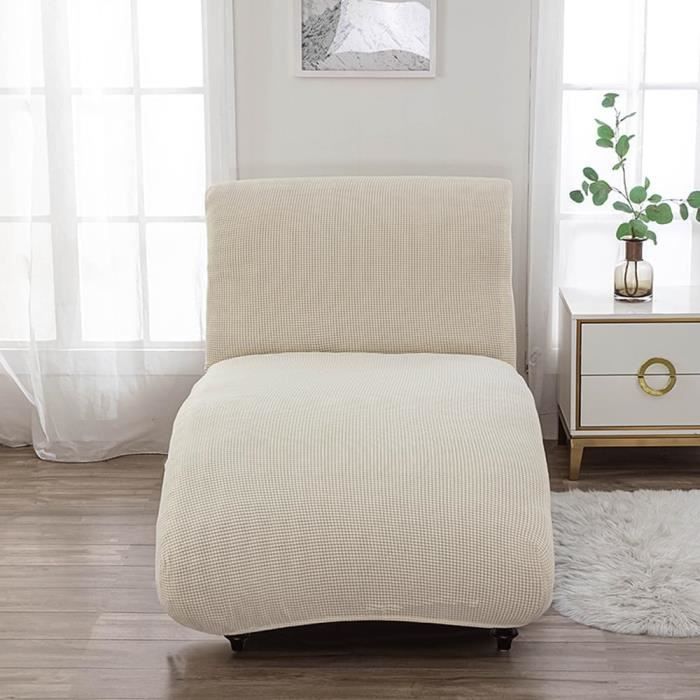 Housses de Chaise Longue pour Salon Housse de Chaise Longue Extensible ...