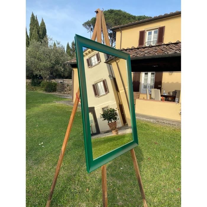 Emma Vert Mousse 90x70 cm Miroir Mural Moderne (12 Tailles et Couleurs ...