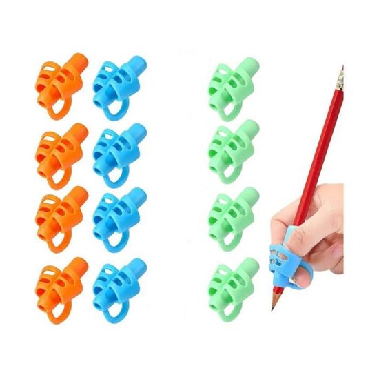 12 Pièces Guide Doigts Écriture Enfant, Aide Écriture Guide Doigt ...