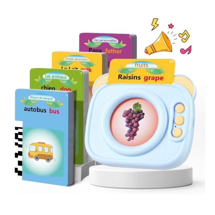 Cartes éducatives - Talking - 224 Mots - 112 cartes double face ...