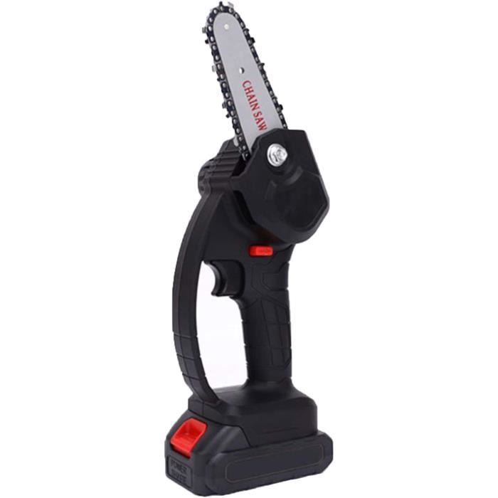 Mini TronçOnneuse 21V, Scie À Chaîne Électrique sans Fil De 4 Pouces ...