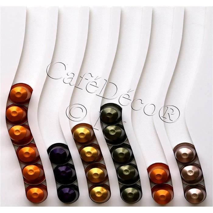 Support capsules nespresso porte dosettes 60 (blanc) [W113] - Cdiscount ...
