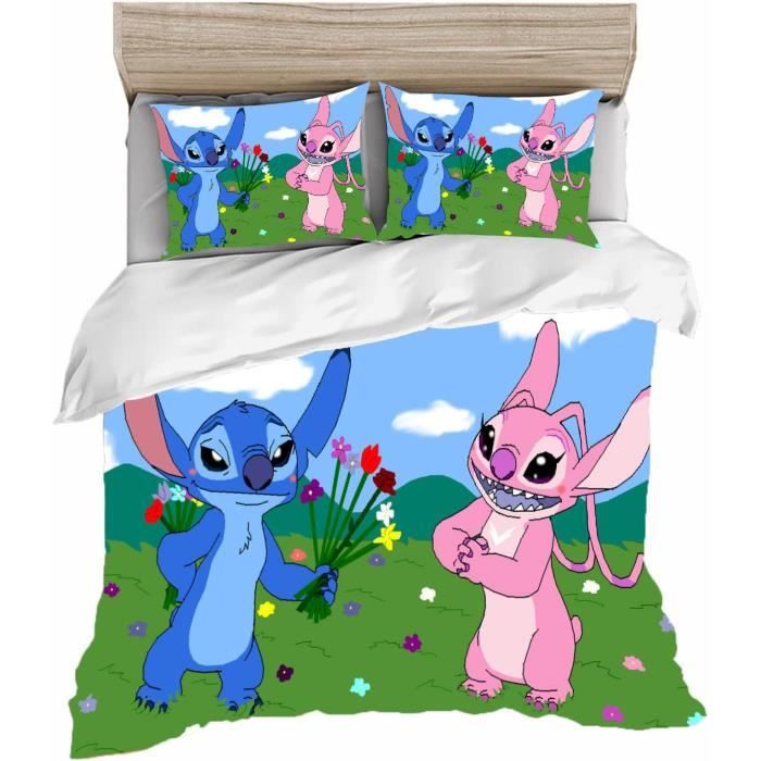 Parure de lit Stitch Lilo & Stitch - ZHMAO - Housse de couette ...