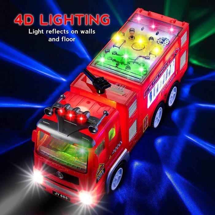 Kit Modelisme A Construire FYEG1 Electric Fire Truck Kids Toy With ...