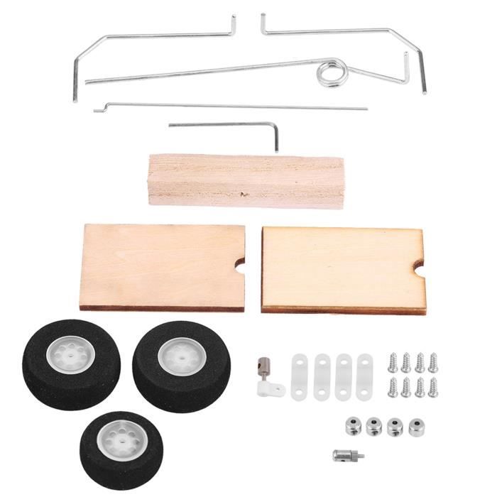 Dilwe train d'atterrissage de roues KT KT DIY Fixed Wing Model Aircraft Landing Gear Wheel ...