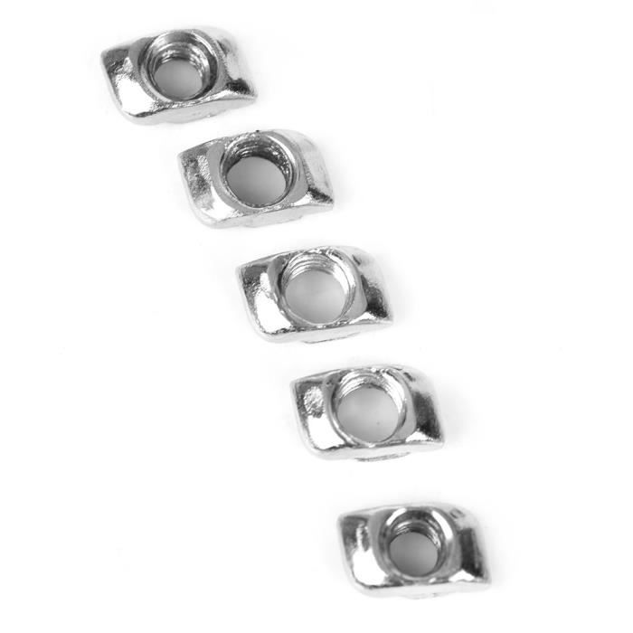 Duokon T Slot Sliding Nut Écrou en T, écrou à rainure en T 160 pièces, profils en aluminium de l ...