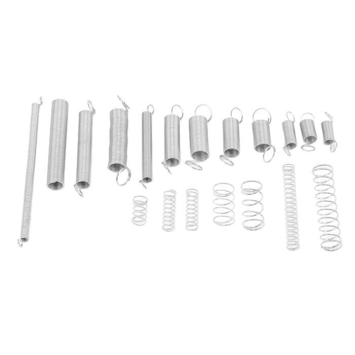 Garosa 200Pcs Ressorts Compression et Rallonge Kit 20 Modèles en Acier ...