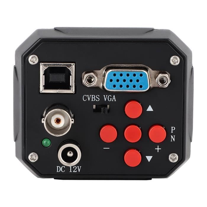 Caméra de microscope GOTOTOP 2MP avec interfaces VGA, USB et CVBS ...