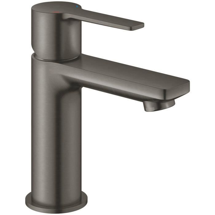 Grohe Lineare - Mitigeur De Lavabo Avec Bonde Push-Open, Hard Graphite ...
