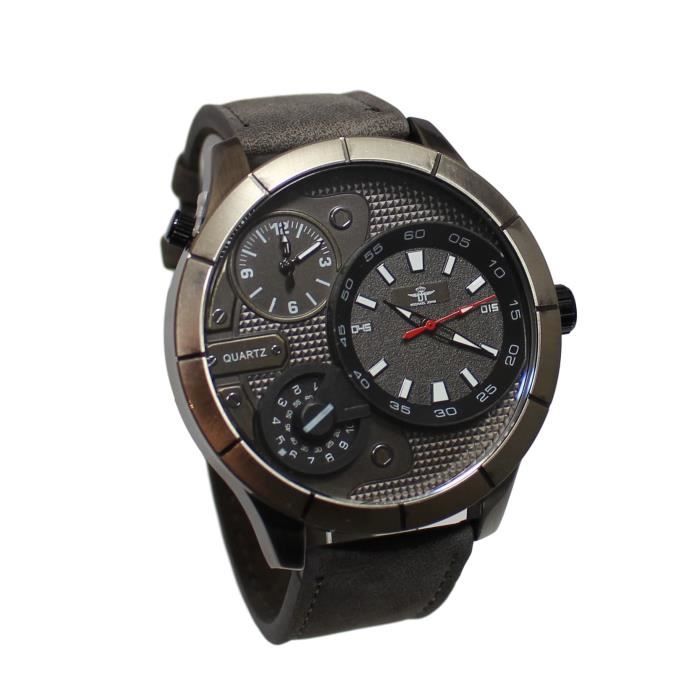 MONTRE HOMME MICHAEL JOHN GROS CADRAN DOUBLE AFFICHAGE ONLY THE BRAVE ...