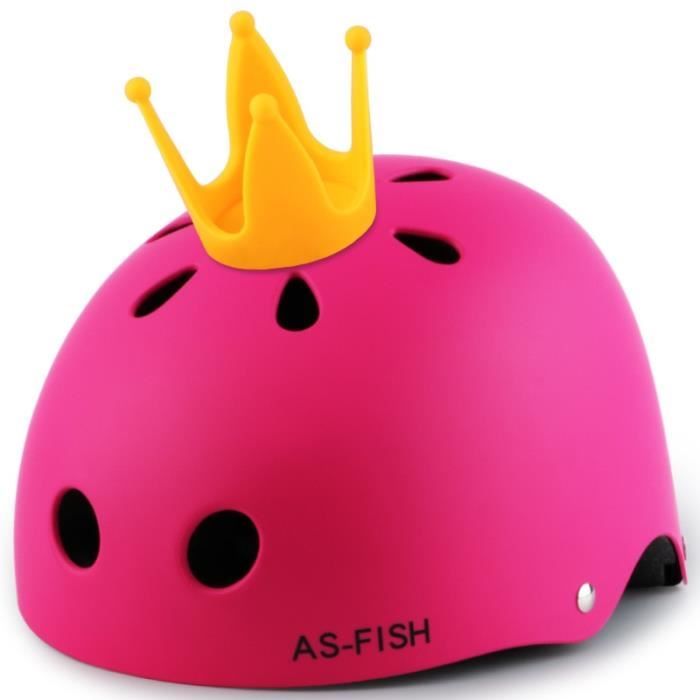 Casque de vélo/patinage à roulettes pour enfants - Matte pink - Léger ...