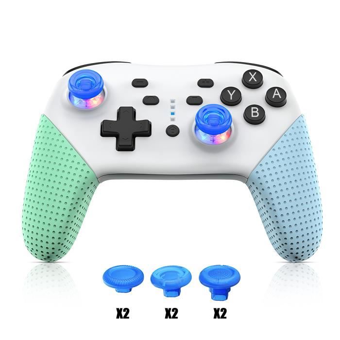 Manette de jeu Contrôleur de commutateur sans fil compatible avec ...