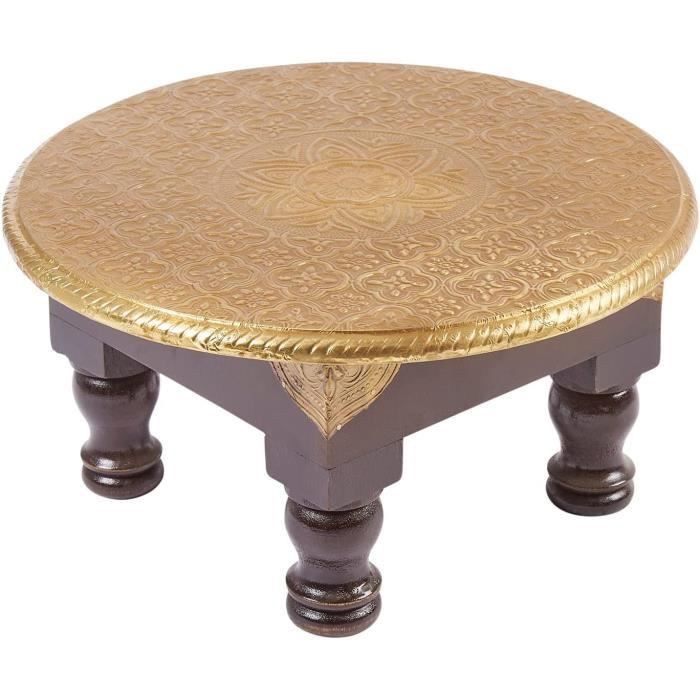 Table basse marocaine eois Tura ronde 30 cm Table vintage eois avec ...
